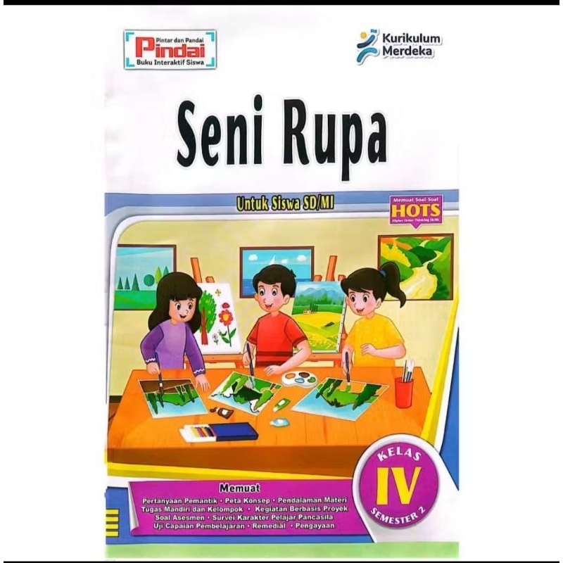 Jual Buku LKS Seni Rupa Kelas 4 SD,/MI Kurikulum Merdeka Semester 2 | Shopee Indonesia