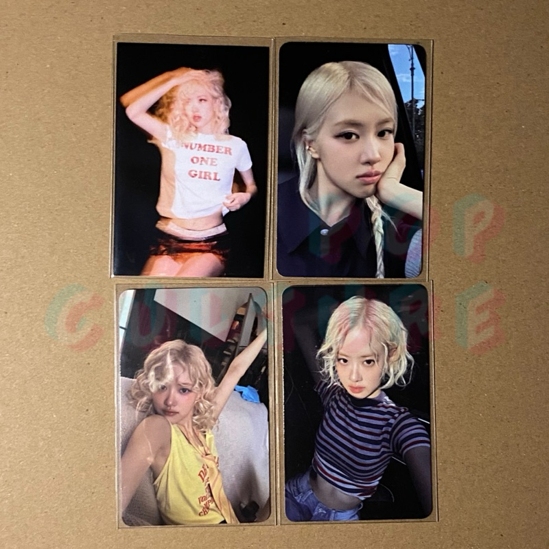 Jual Photocard ROSÉ Rosie Album / KR Exclusive Ver. / Listening Party ...