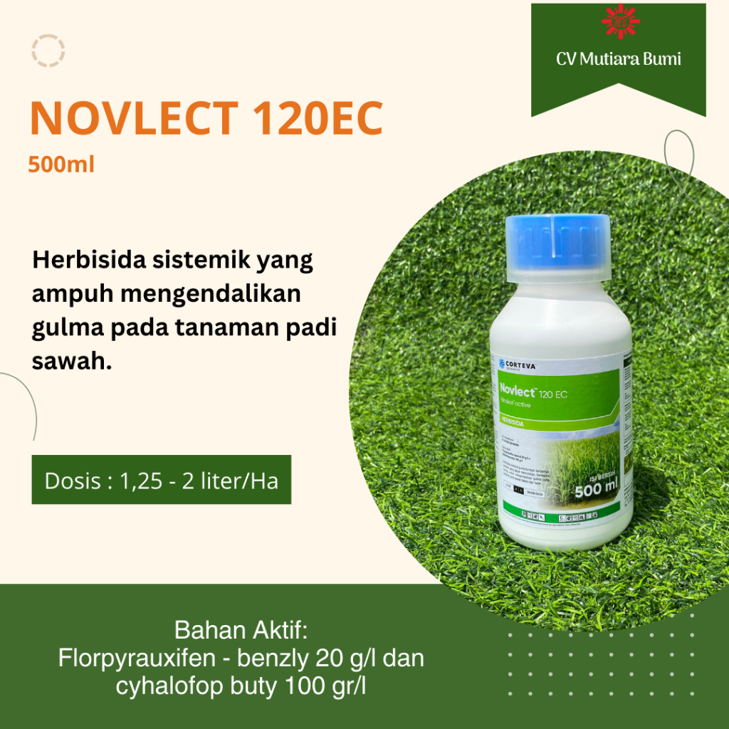 Jual Herbisida Selektif Padi NOVLECT 120 EC - 500 ML | Shopee Indonesia