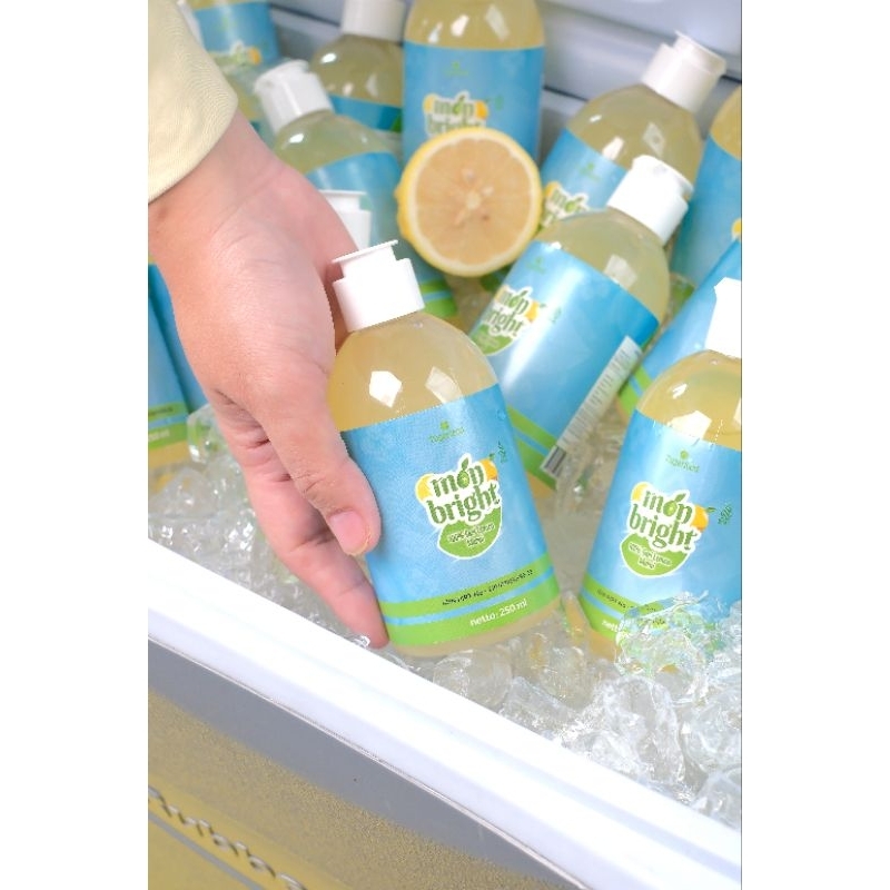 Jual Mon Bright Sari Lemon botol 250 ml | Shopee Indonesia