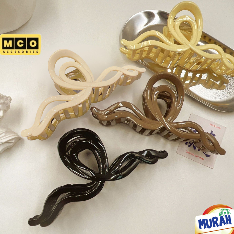 Jual Jedai Rambut Model Pita Jepit Rambut Wanita Fashion Hairclaw Jepit ...