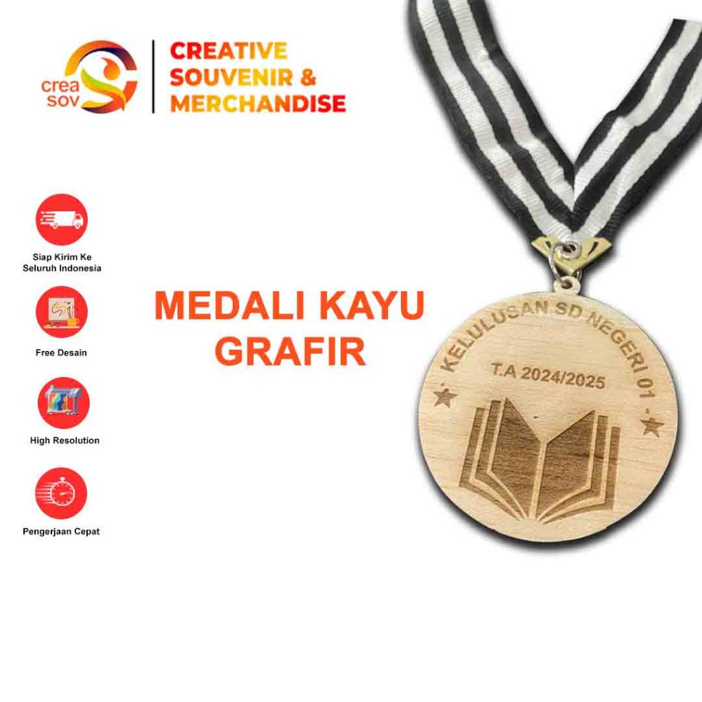 Jual Creasov - Medali Akrilik Wisuda Tali Sekolah Custom Kelulusan ...