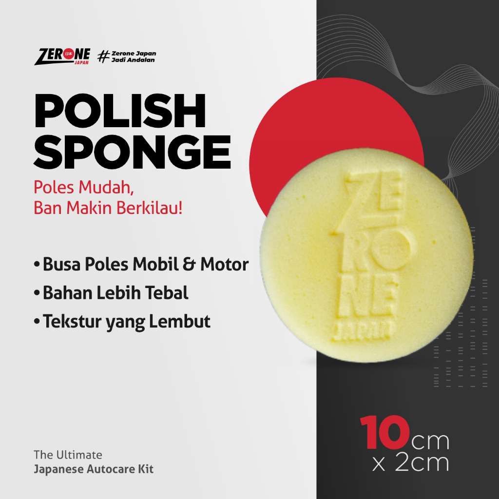Jual Aplikator Semir Ban Busa Tyre Zerone Japan Mobil | Shopee Indonesia