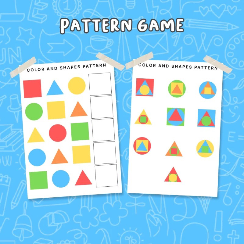 Jual brain gym / brain exercise (soft file) / worksheet anak paud ...