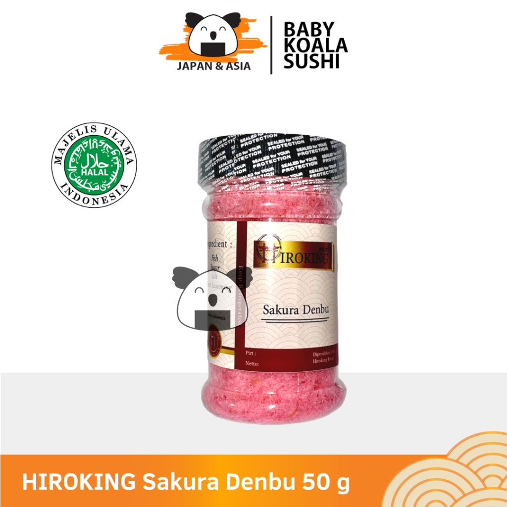 Jual HIROKING Sakura Denbu 50 g Halal │ Abon Ikan Pink Sakura untuk ...