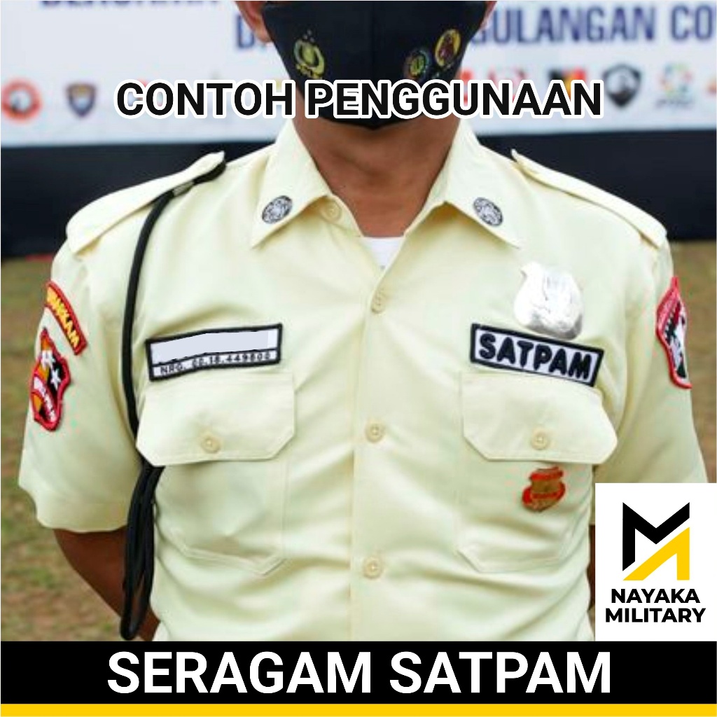 Jual Seragam Satpam PDH Baju Security PDL Keamanan Pakaian Dinas Harian ...