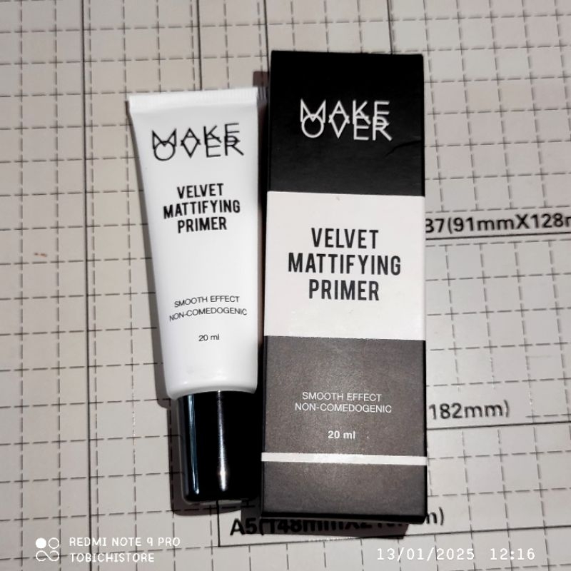 Jual Make Over Velvet Mattifying Primer 20ml Smooth Effect Non ...