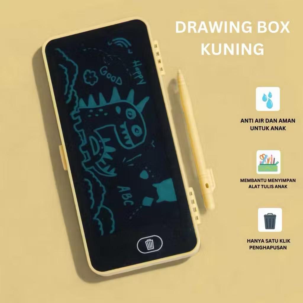 Jual DRAWING BOX 2 IN 1 LCD KOTAK PENSIL DAN PAPAN CORET KREATIF ANAK ...