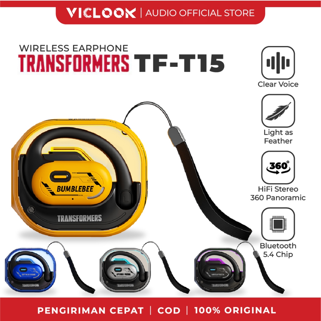 Jual Transformer x VICLOOK 100% Original Gaming Headset HD call HIFI ...
