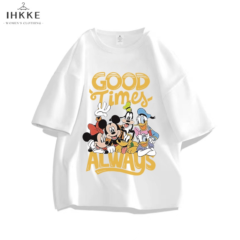 Jual IHKKE Baju Kaos Oversize Lengan Pendek Cartoon Animation Mickey ...