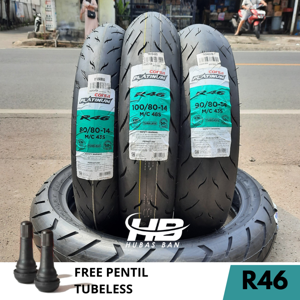 Jual Corsa R46 Soft Compound Ban Donat Racing 80/80 90/80 100/80 Matic ...