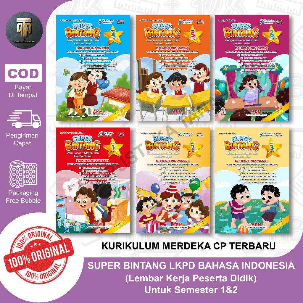 Jual SUPER BINTANG LKPD [lembar kerja peserta didik] BAHASA INDONESIA ...