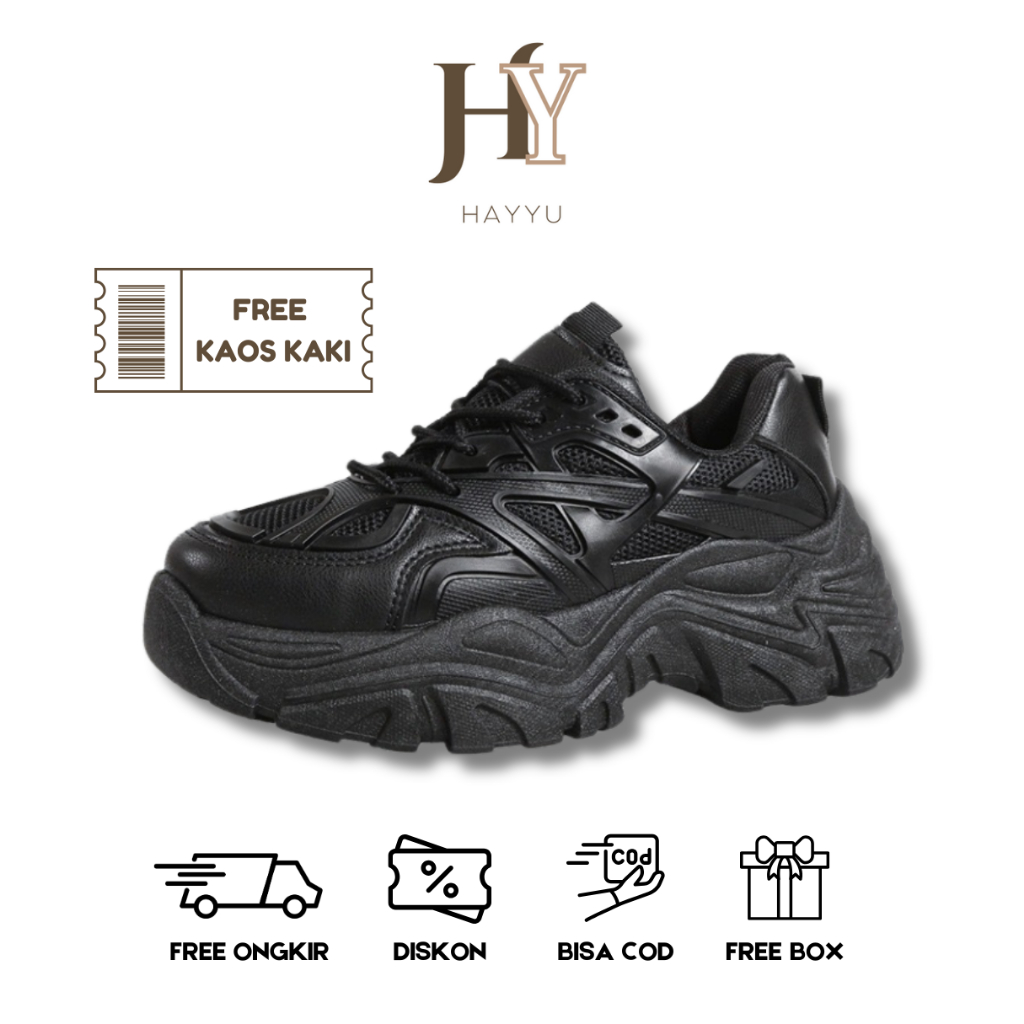 Jual HAYYU NEW Sepatu Sneakers Wanita Import FREE BOX Premium HY25-E ...