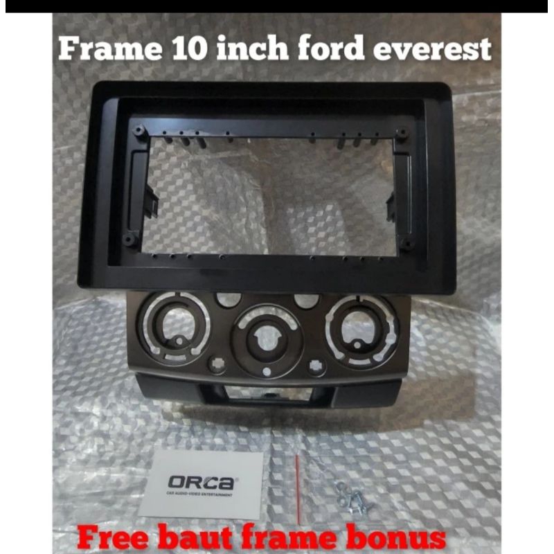 Jual frame head unit android 10 inch mobil ford everest 2011-2017 ...