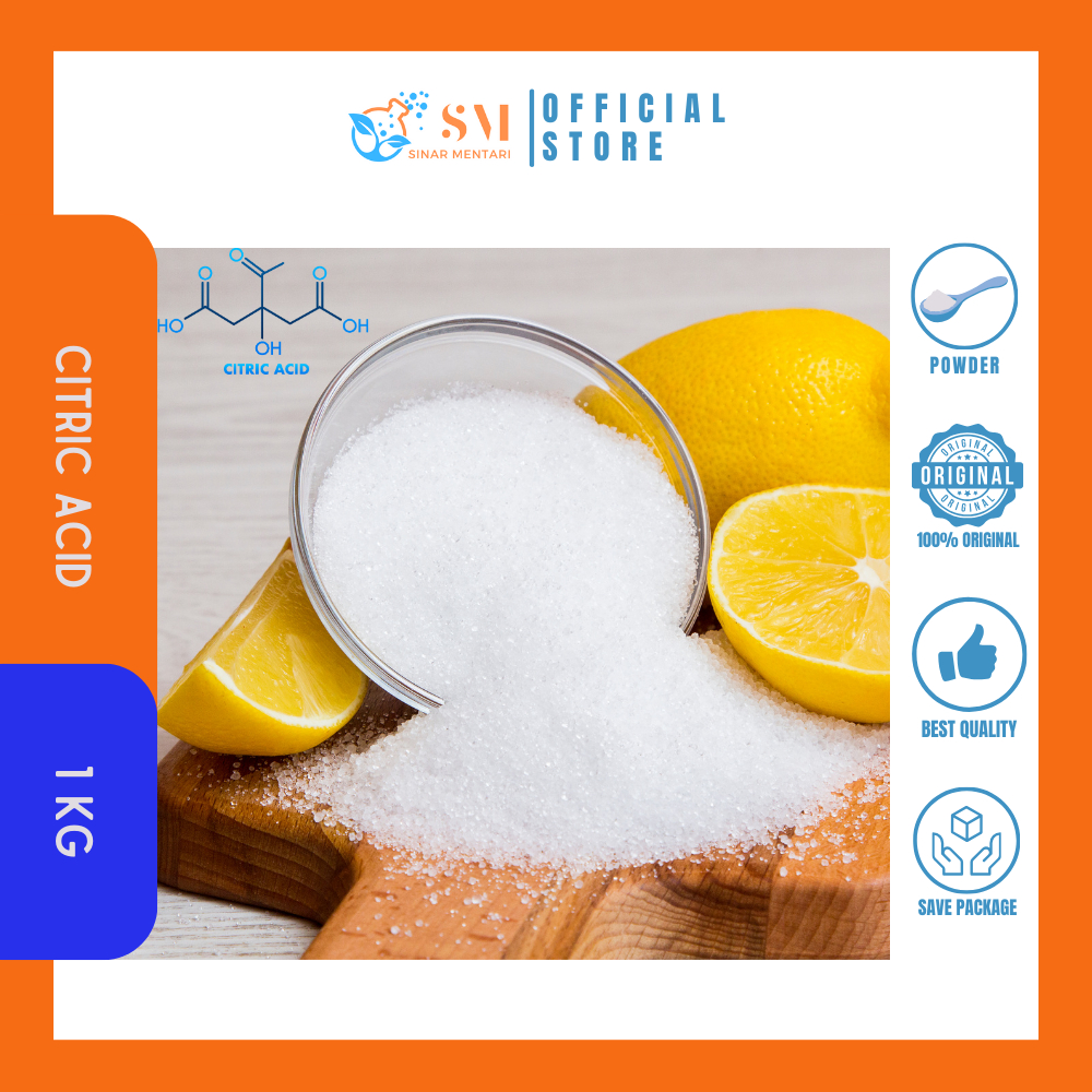 Jual Citric Acid / Citrun / Asam Sitrat 1 KG | Shopee Indonesia