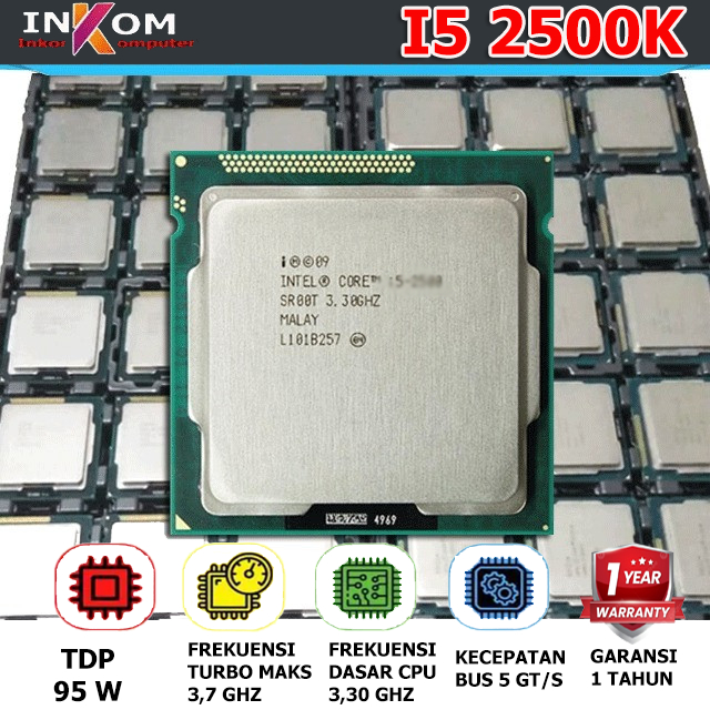 Jual Processor Intel Core i5 2400S / I5 2500S /2500K LGA 1155 | Shopee ...