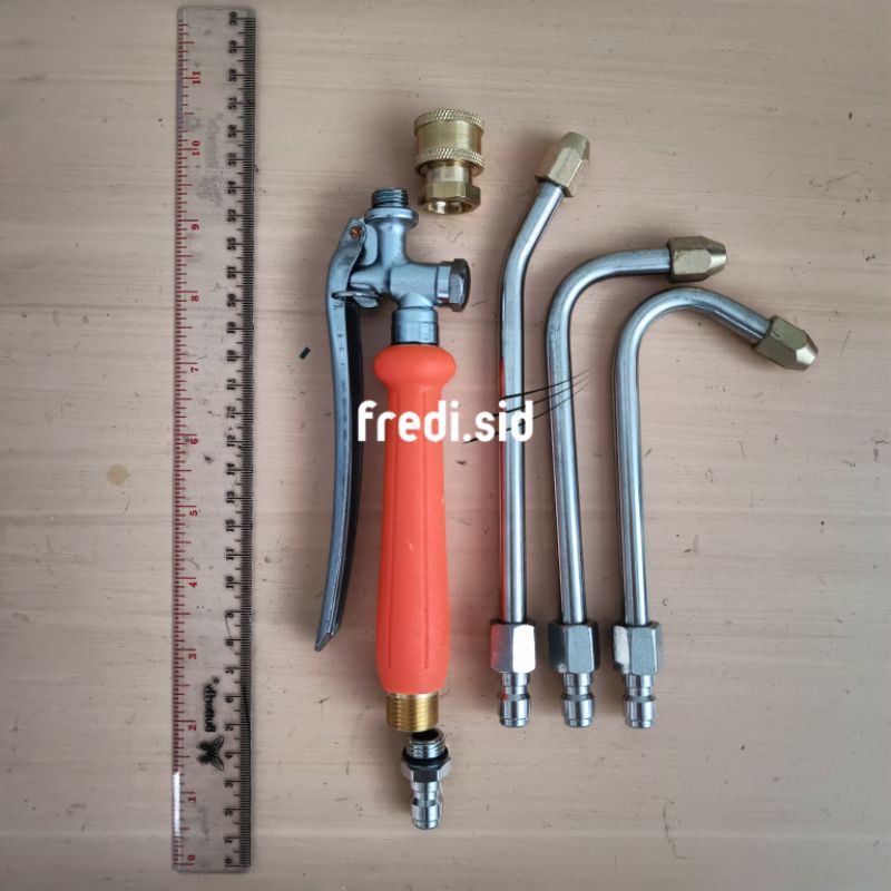 Jual Semprotan Cuci 3pcs nozzle + kran + quick release 1/4 untuk cuci ...