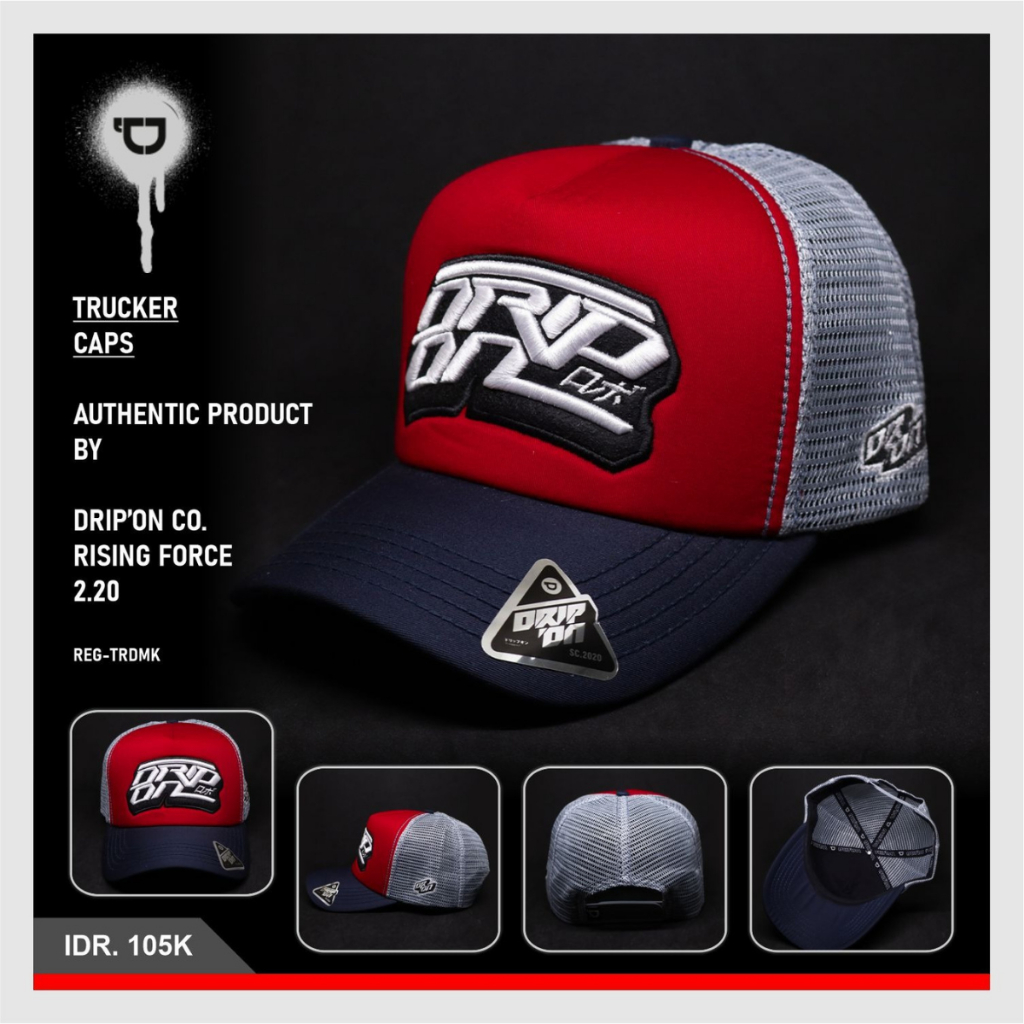 Jual DRIPON Topi Jaring Pria Proshop Trucker Distro Skaters Original ...