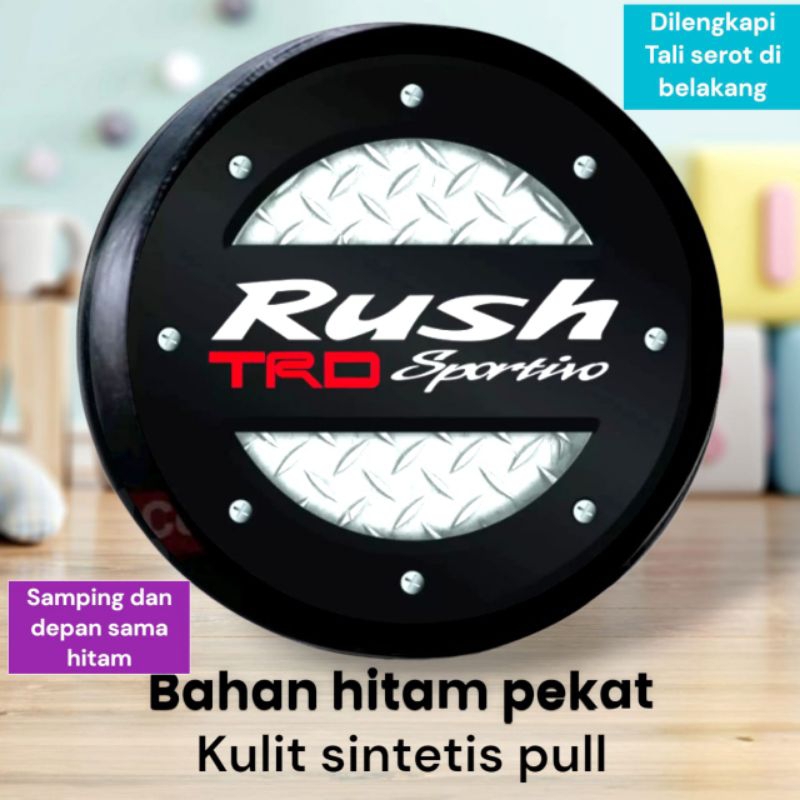 Jual saung ban mobil RUSH Anti luntur hitam pekat kulit sintetis tebal ...