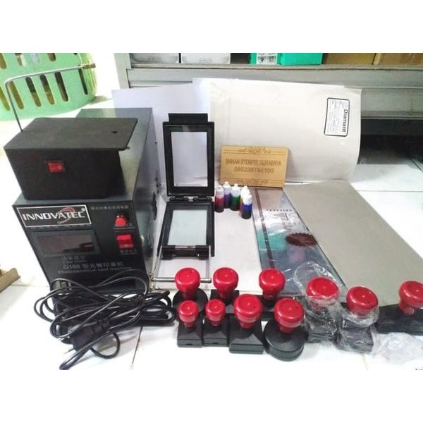 Jual INNOVATEC Paket Mesin Stempel Flash Premium Lengkap Dengan Bahan ...
