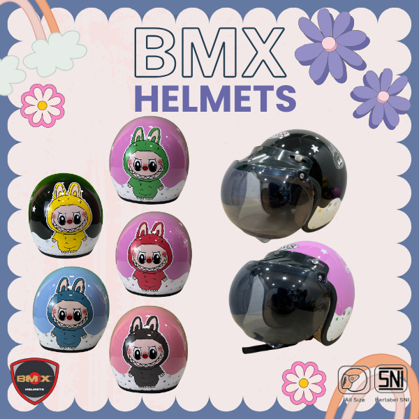 Jual HELM BOGO MOTIF LABUBU STAR | HELM VIRAL KEKINIAN UNTUK PRIA DAN ...