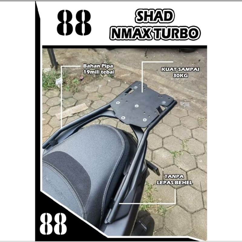 Jual BEHEL BOX NMAX TURBO NMAX NEO BEHEL BOX NMAX NEW BREKET BOX NMAX ...