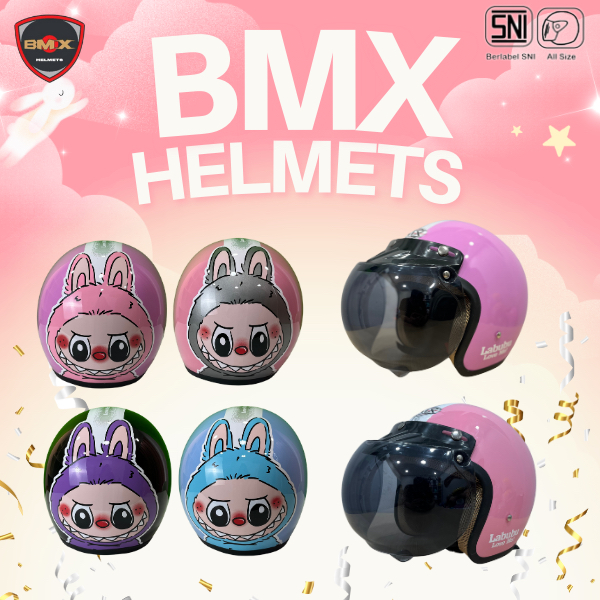 Jual [ NEW LABUBU VERSION ] HELM LABUBU LOVE ME BOGO | HELM VIRAL ...