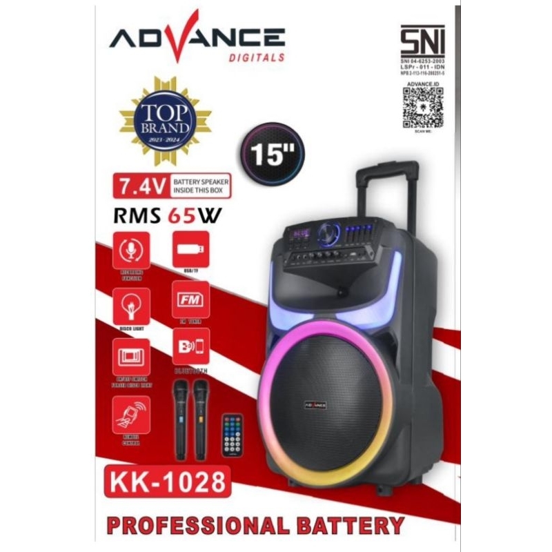 Jual SPEAKER ADVANCE KK 1028 15inch | Shopee Indonesia