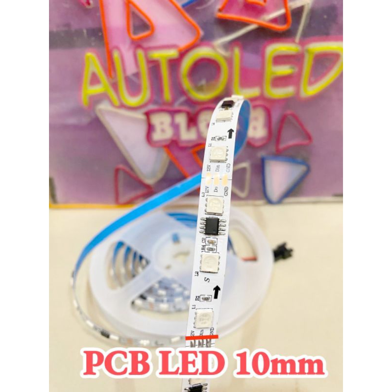 Jual led strip ws 2811 isi led alis rgb 5mm-10mm 12V | Shopee Indonesia