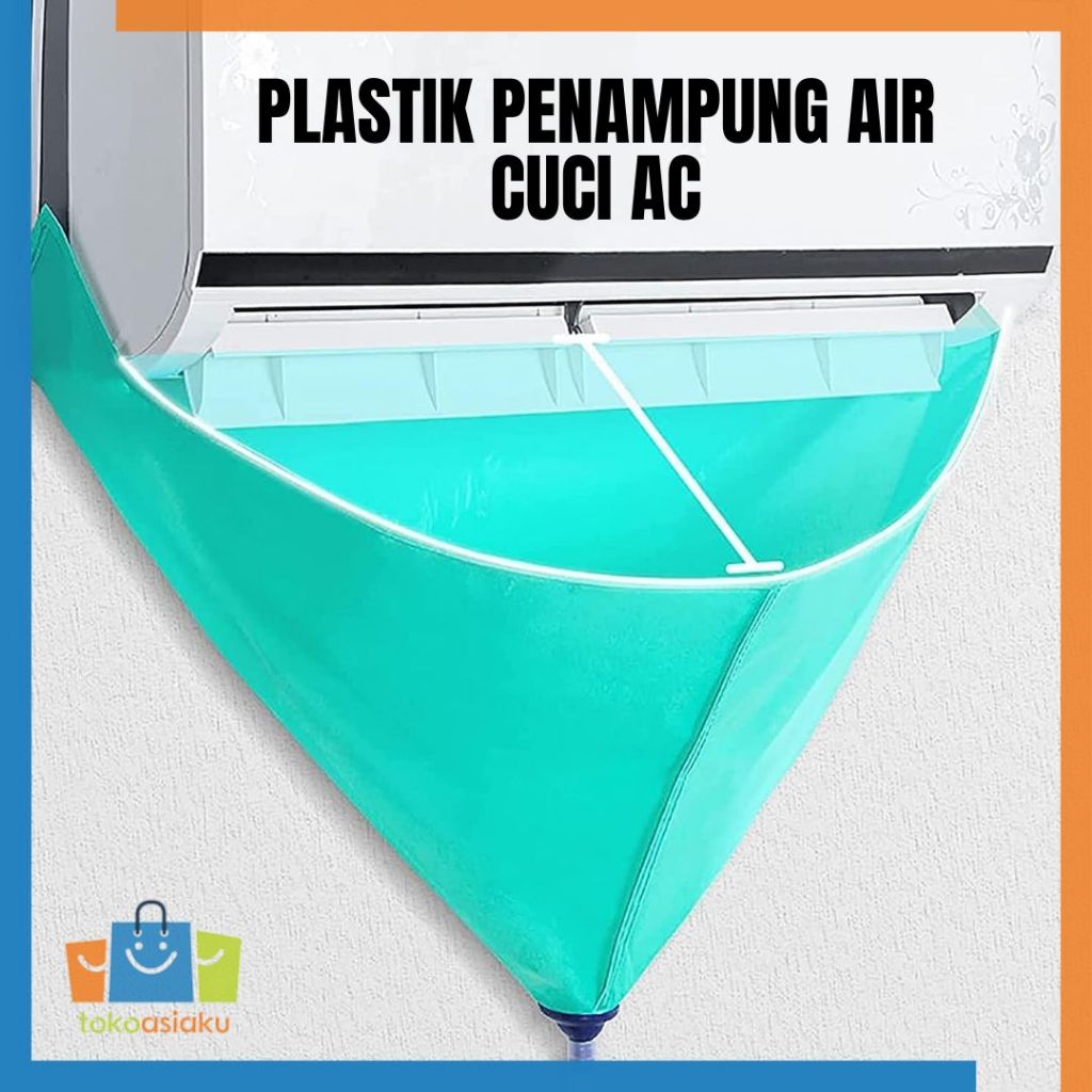 Jual Plastik Cover Penampung Air Cuci AC Air Conditioner Cleaning Cover ...