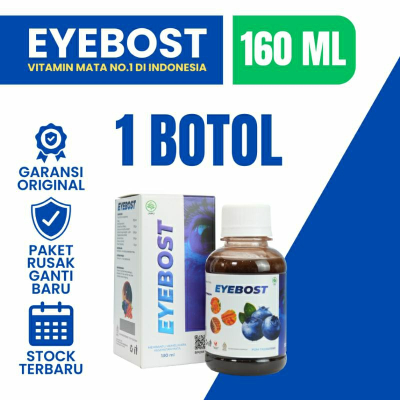 Jual EYEBOST Madu Kesehatan Mata Suplemen Herbal & Vitamin Untuk Mata ...