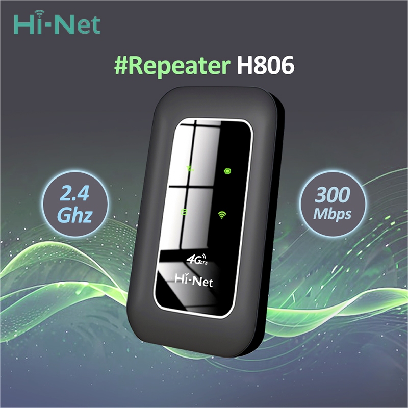 Jual HI-NET H806 Wireless Router 4G LTE Mini Modem 150Mbps Mobile Broadband WiFi | Shopee Indonesia