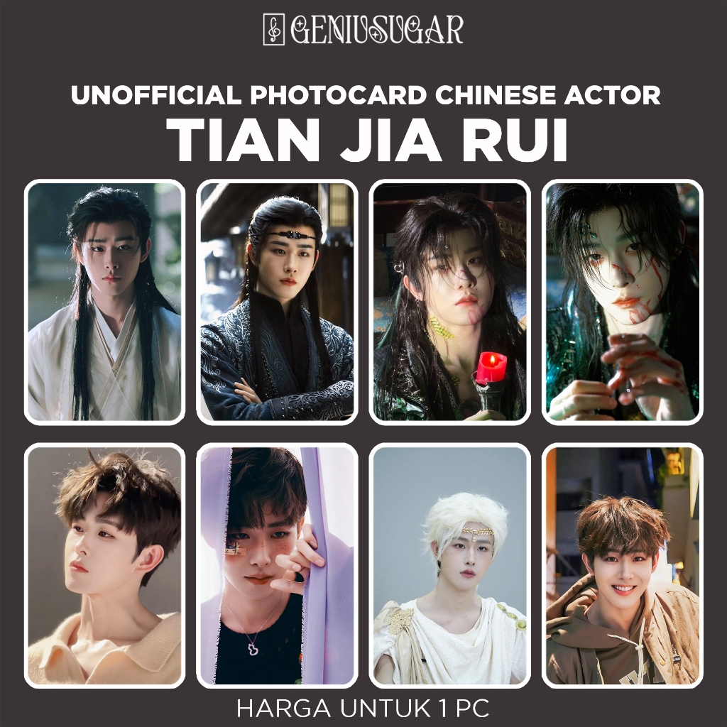 Jual [CHINESE ACTOR] PHOTOCARD TIAN JIA RUI FANMADE | Shopee Indonesia