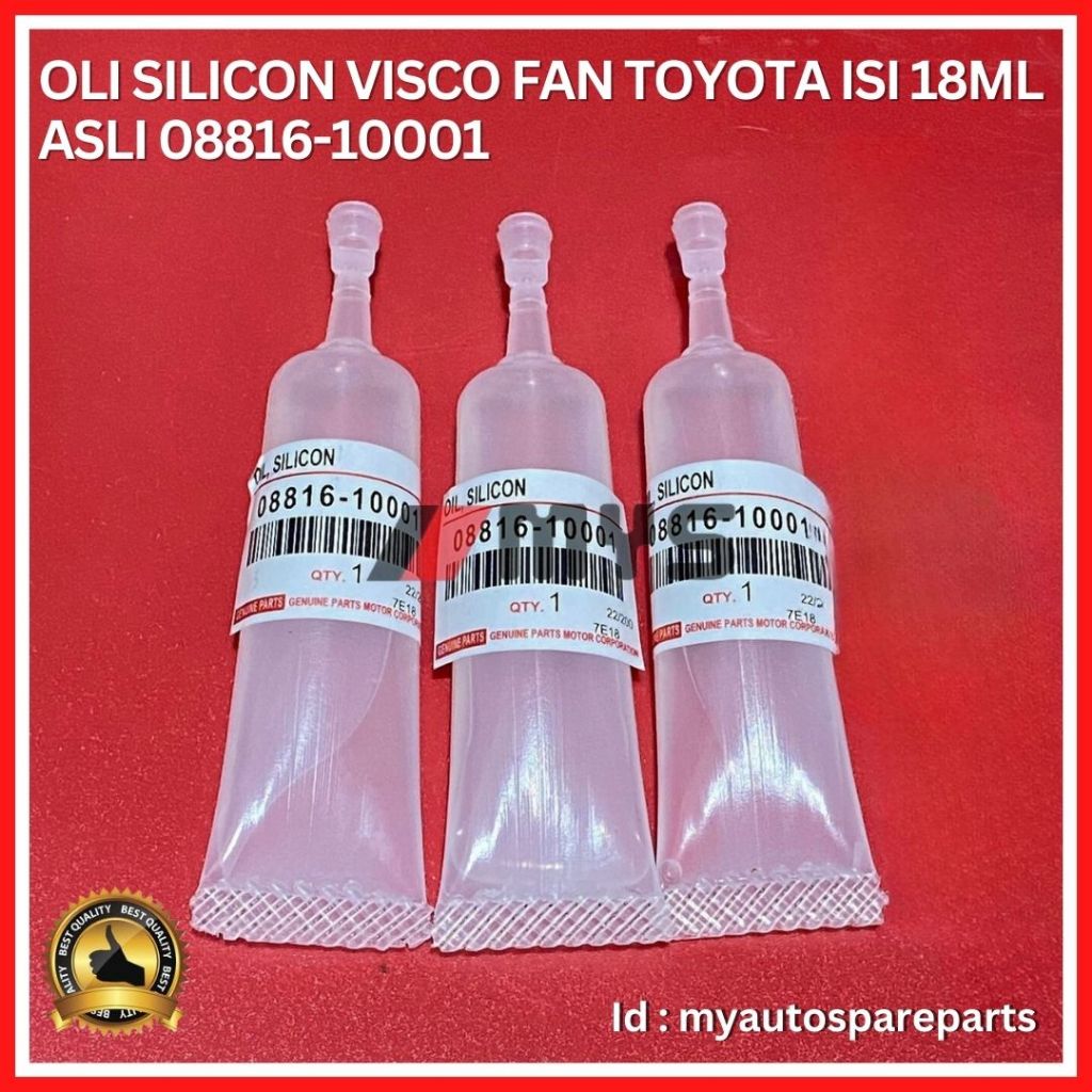 Jual OLI SILICON VISCO FAN TOYOTA 08816-10001 ISI 18ML SILICONE ASLI ...
