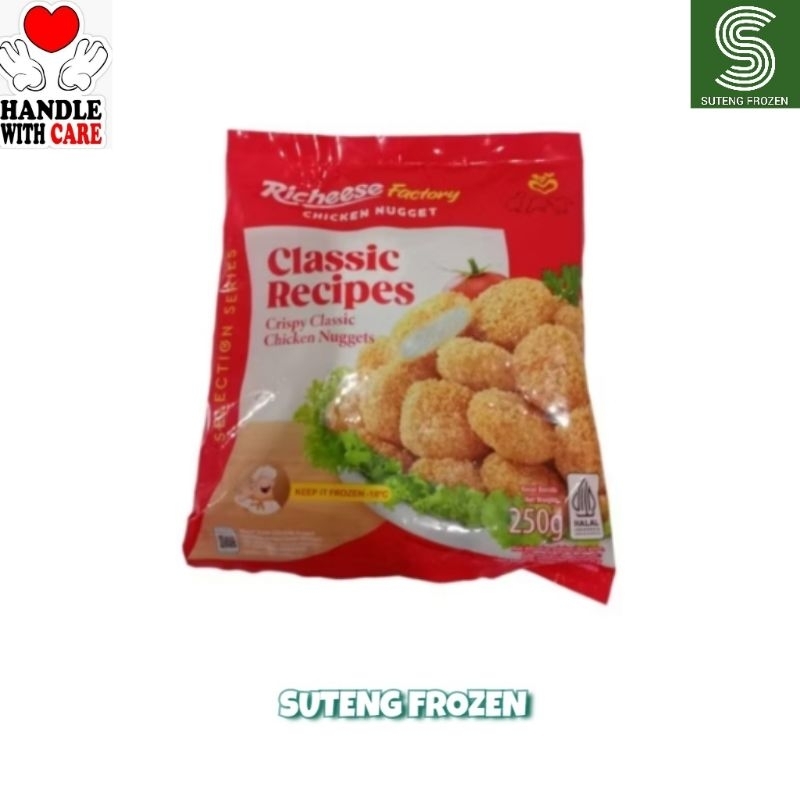 Jual Richeese Factory Classic Chiken Nugget 250 Gram | Shopee Indonesia