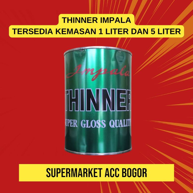 Jual Thinner Impala Pengencer Cat 1kg 5kg - Tiner Impala 1kg - Tiner ...