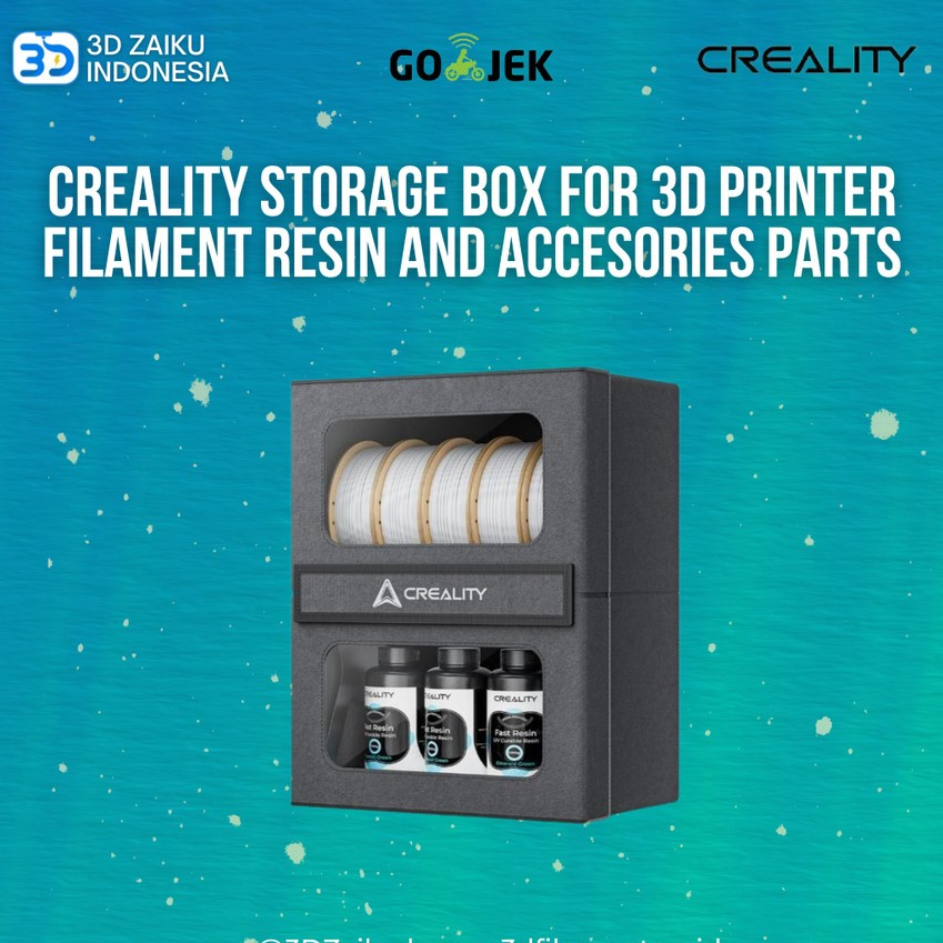 Jual Creality Storage Box for 3D Printer Filament Resin and Accesories ...