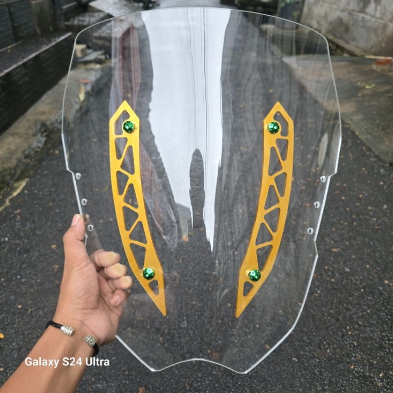 Jual Paket Visor Plus Bracket Yamaha Nmax Turbo Nmax Neo Windshield ...