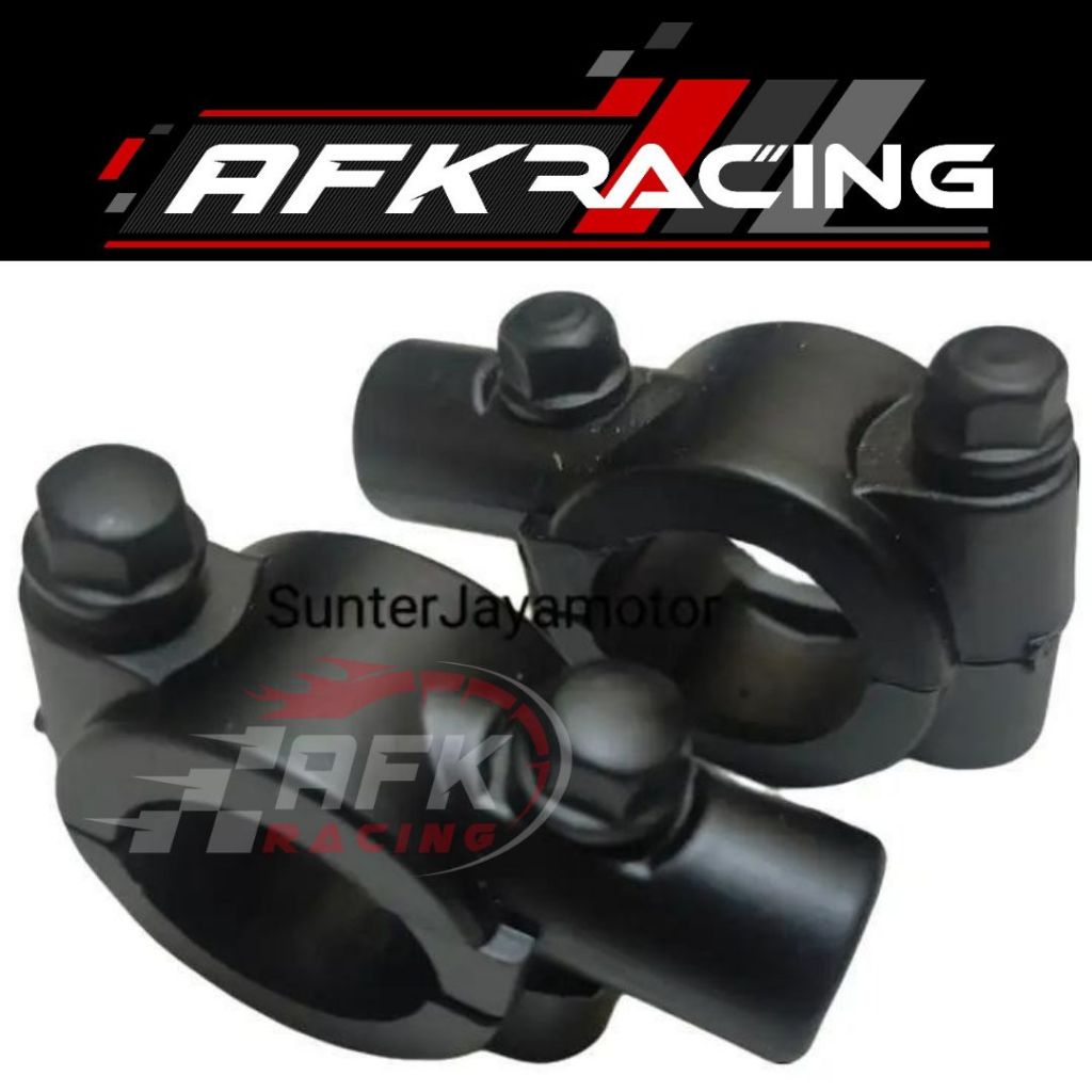 Jual bracket breket spion set HONDA import babet black universal matic ...