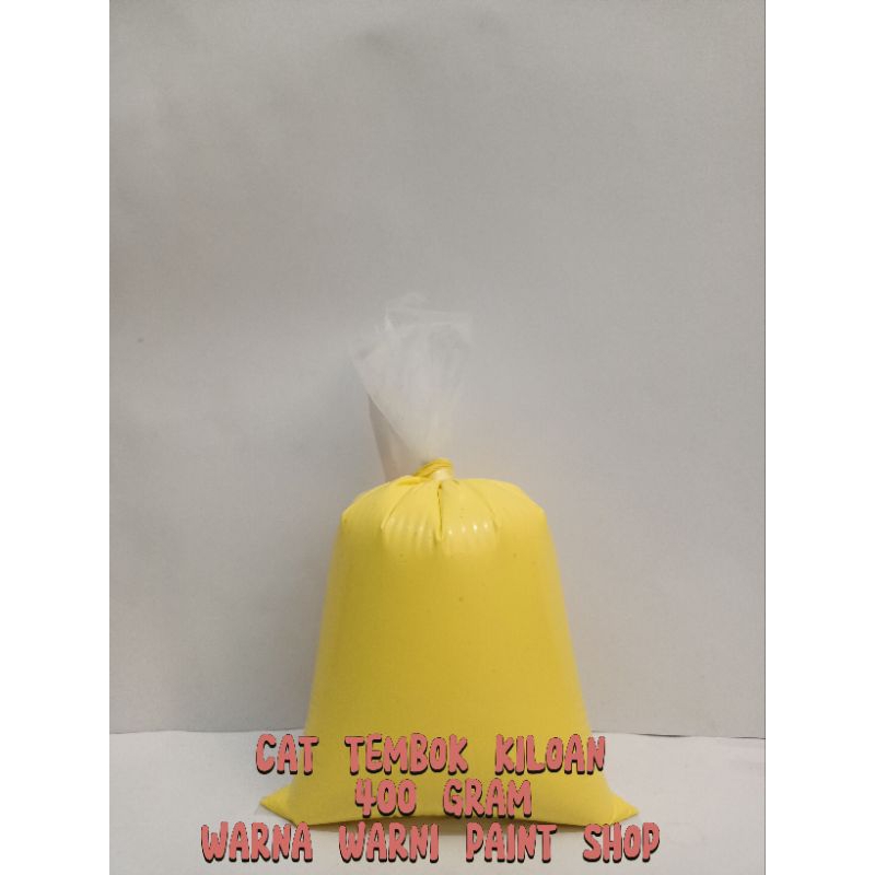Jual CAT TEMBOK/CAT KILOAN/CAT DINDING/CAT KUNING 400GRAM | Shopee ...