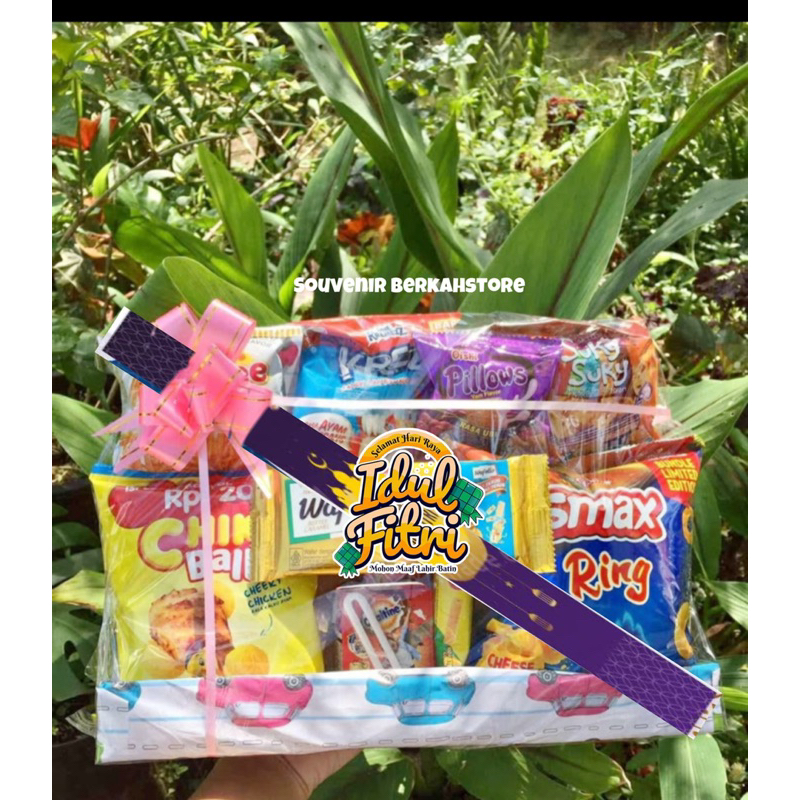 Jual Paket snack hampers Lebaran/ Mading snack ultah anak/snack mading ...