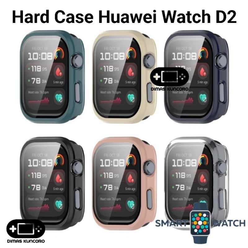 Jual Hard Case Huawei Watch D2 cover casing tempered glass shell ...