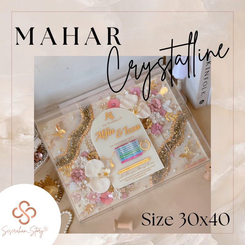 Jual MAHAR RESIN CRYSTALLINE BY seserahan story MAHAR RESIN MAHAR ...