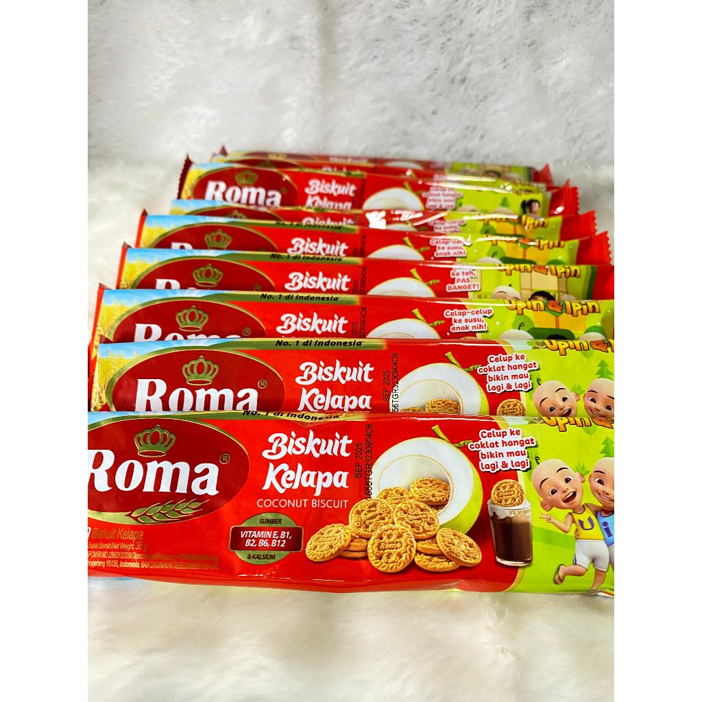 Jual ROMA BISKUIT KELAPA EDISI UPIN&IPIN10PCS 1BOX @36g | Shopee Indonesia