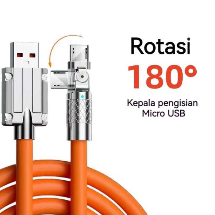 Jual KABEL DATA FAST CHARGING MICRO KO 09 ROTASI 180°/CABLE KABEL DATA ...