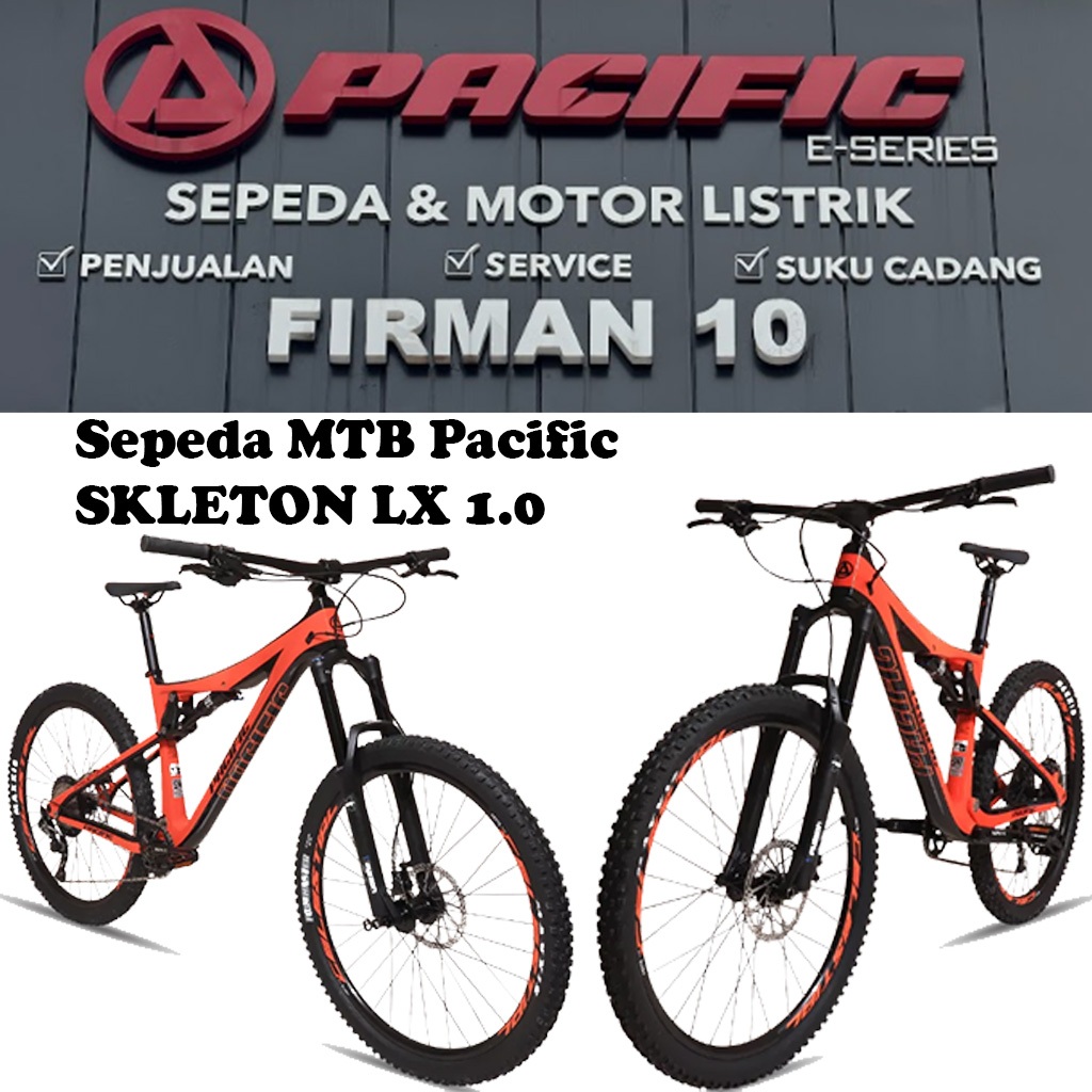 Jual Sepeda MTB PACIFIC SKELETON LX 1.0 Ukuran 27,5 Deore SLX M7000 11 ...