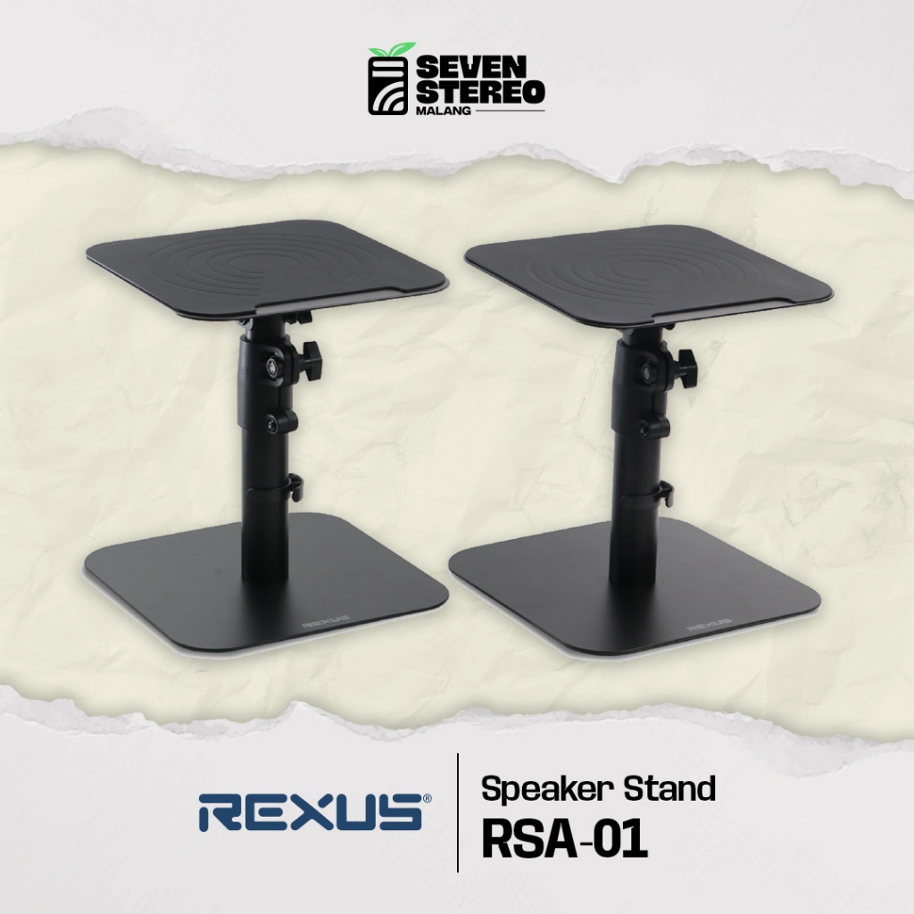 Jual REXUS RSA-01 RSA01 Desktop Stand Speaker Monitor | Shopee Indonesia