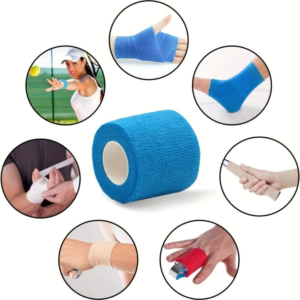 Jual Finger Tape Futsal 5cm x 4.5m Wrist tape Support Teping Pelindung ...