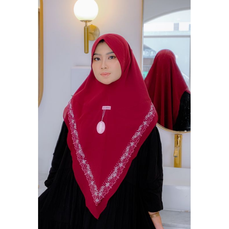 Jual Anindya - Ayyuby Hijab Instan Davina Bordir Blink Softpad Antem ...
