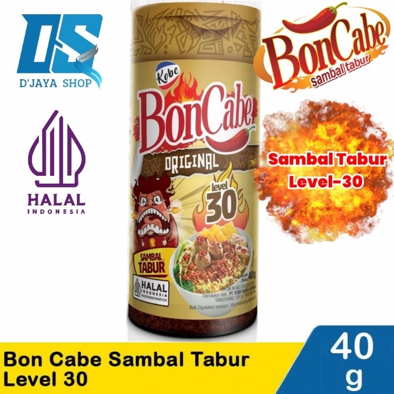 Jual BonCabe Sambal Tabur Botol Level-30 Rasa Original | Shopee Indonesia
